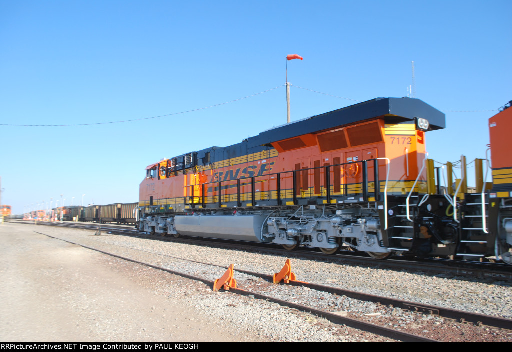 BNSF 7172 Just 1 Day Old and Her Sister BNSF 7174 Lead the Z ALT-LAC westbound through the East ...